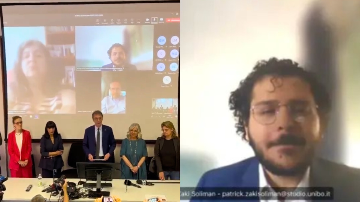 Patrick Zaki si laurea con 110 e lode collegato dall'Egitto