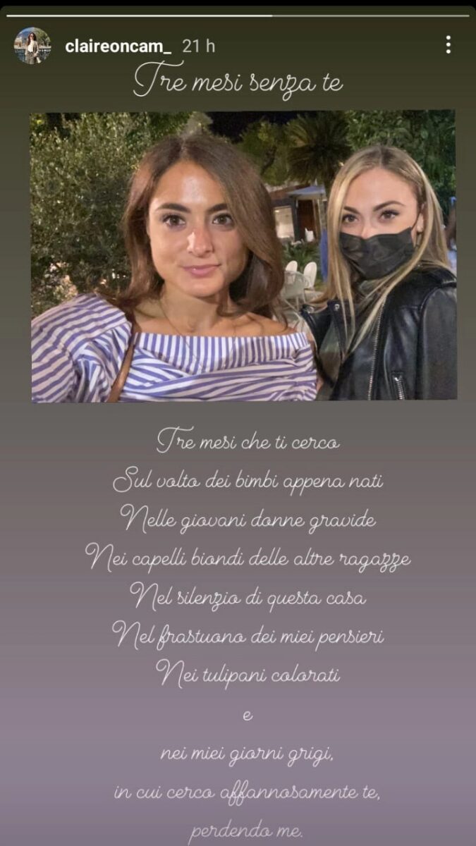 Giulia Tramontano, dedica della sorella: "Ti cerco da mesi"