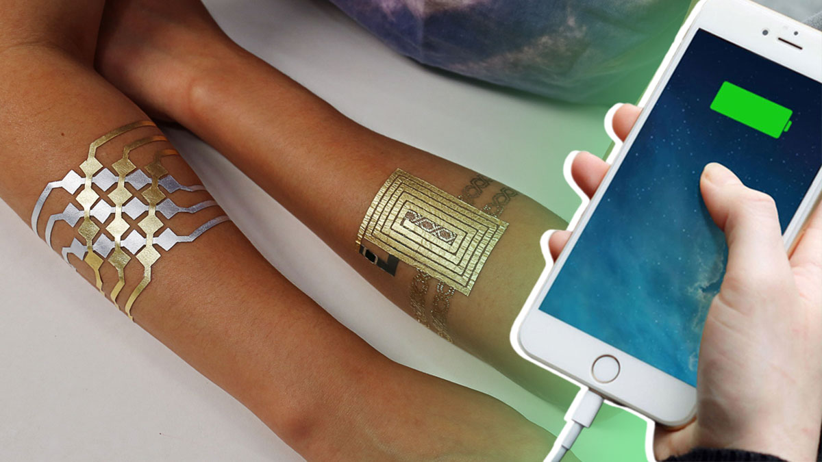 Smart tattoo: l'energia diventa a portata di pelle